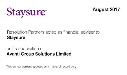 Resolution Partners Staysure - Resolution Partners